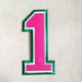 5 Inches Double Outline Varsity Number Iron on Patch - Etsy