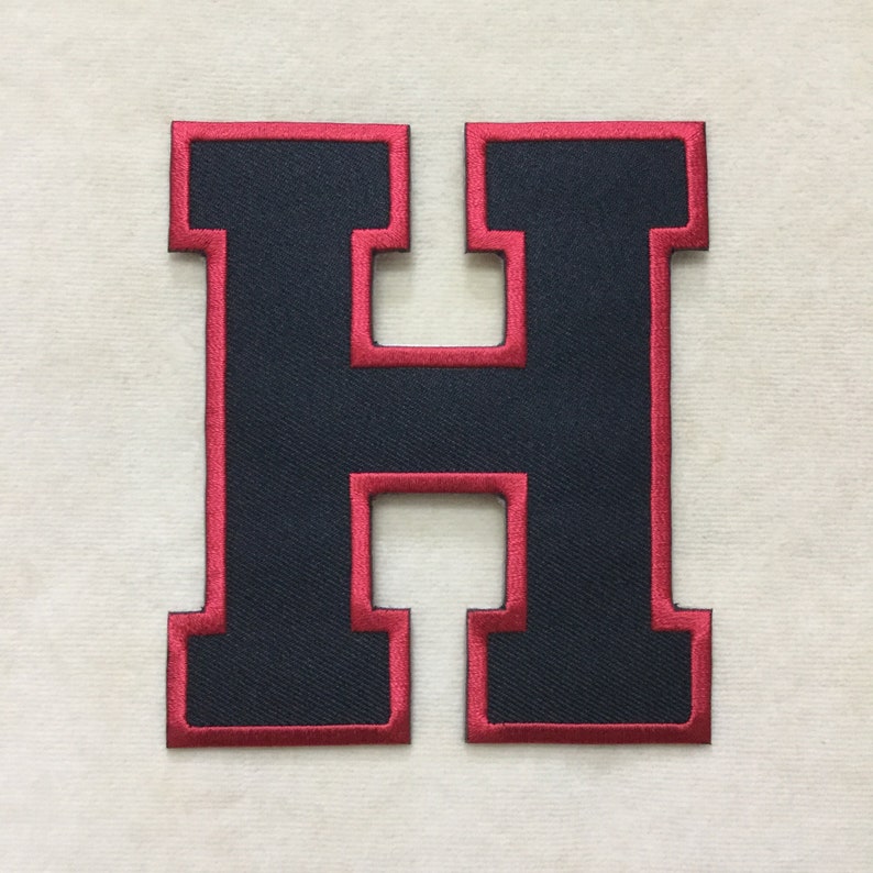 4 inches Standard Varsity Letter Iron On Patch | Etsy