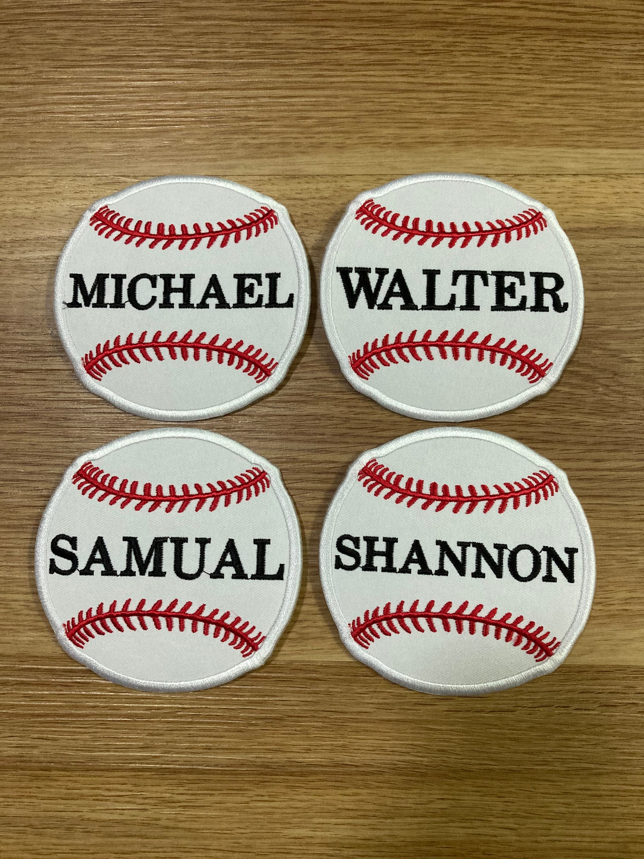 Baseball Custom Name Tag Personalized Iron on Patch - Etsy