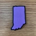 Indiana State Iron on Patch - Etsy