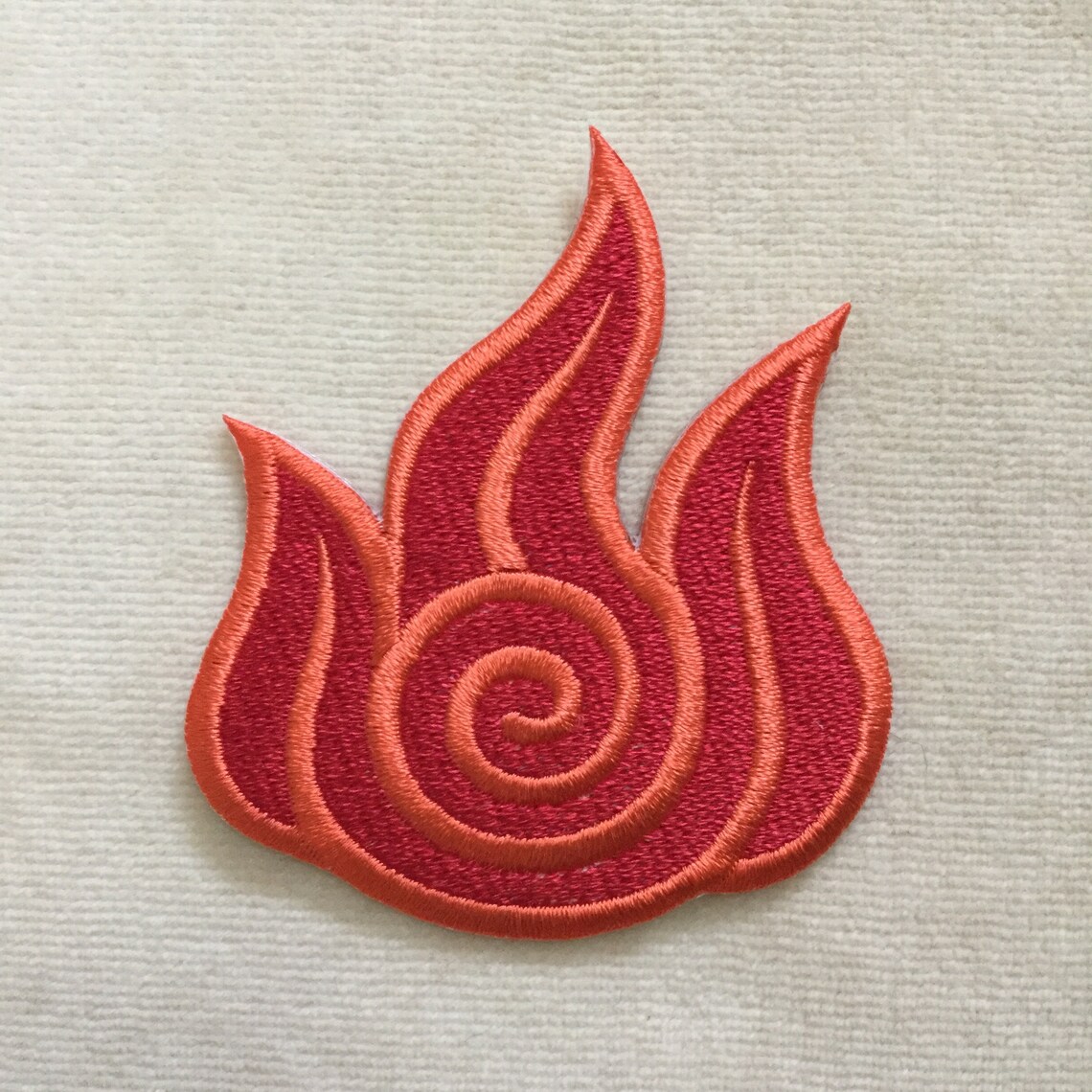 Firebending Avatar Bender Symbol Iron on Patch | Etsy