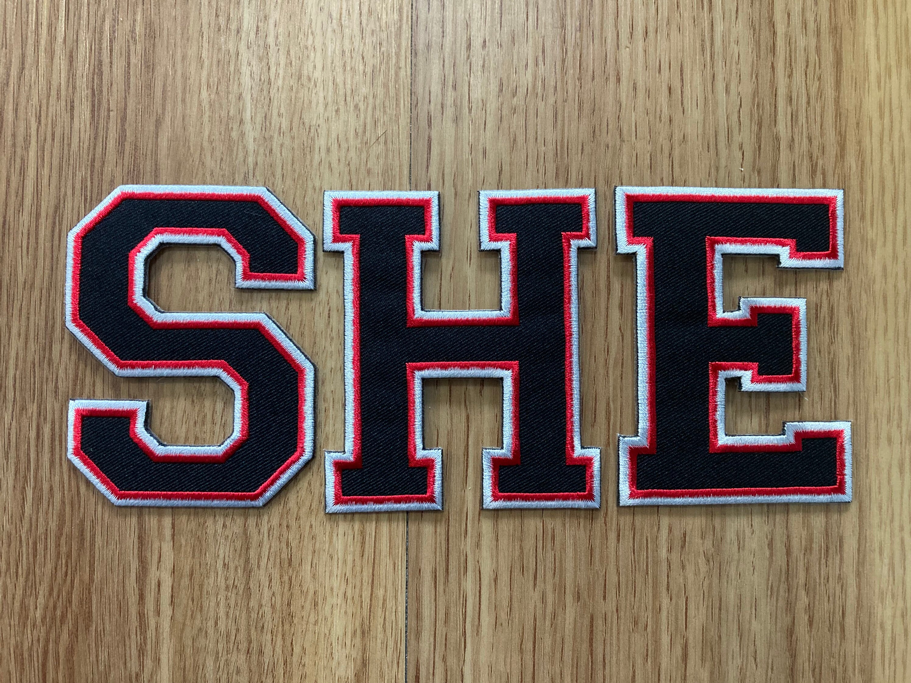3.5 Inches Double Outline Varsity Letter Iron on Patch - Etsy