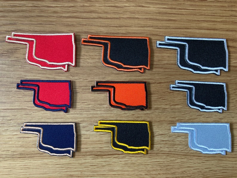 Oklahoma State Iron on Patch - Etsy