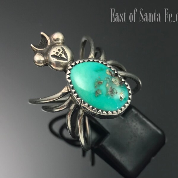 Turquoise Spider - Etsy