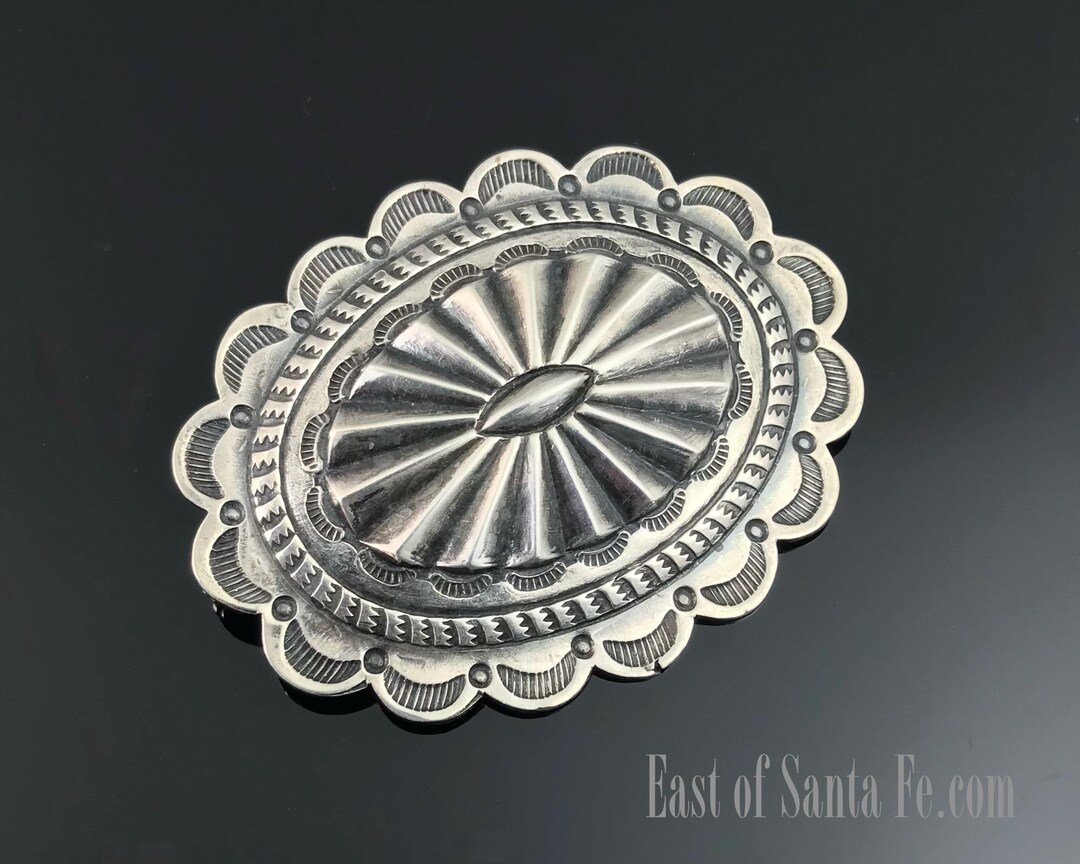 Navajo C-clasp Concho Pin Brooch Native American Navajo - VINTAGE - Etsy