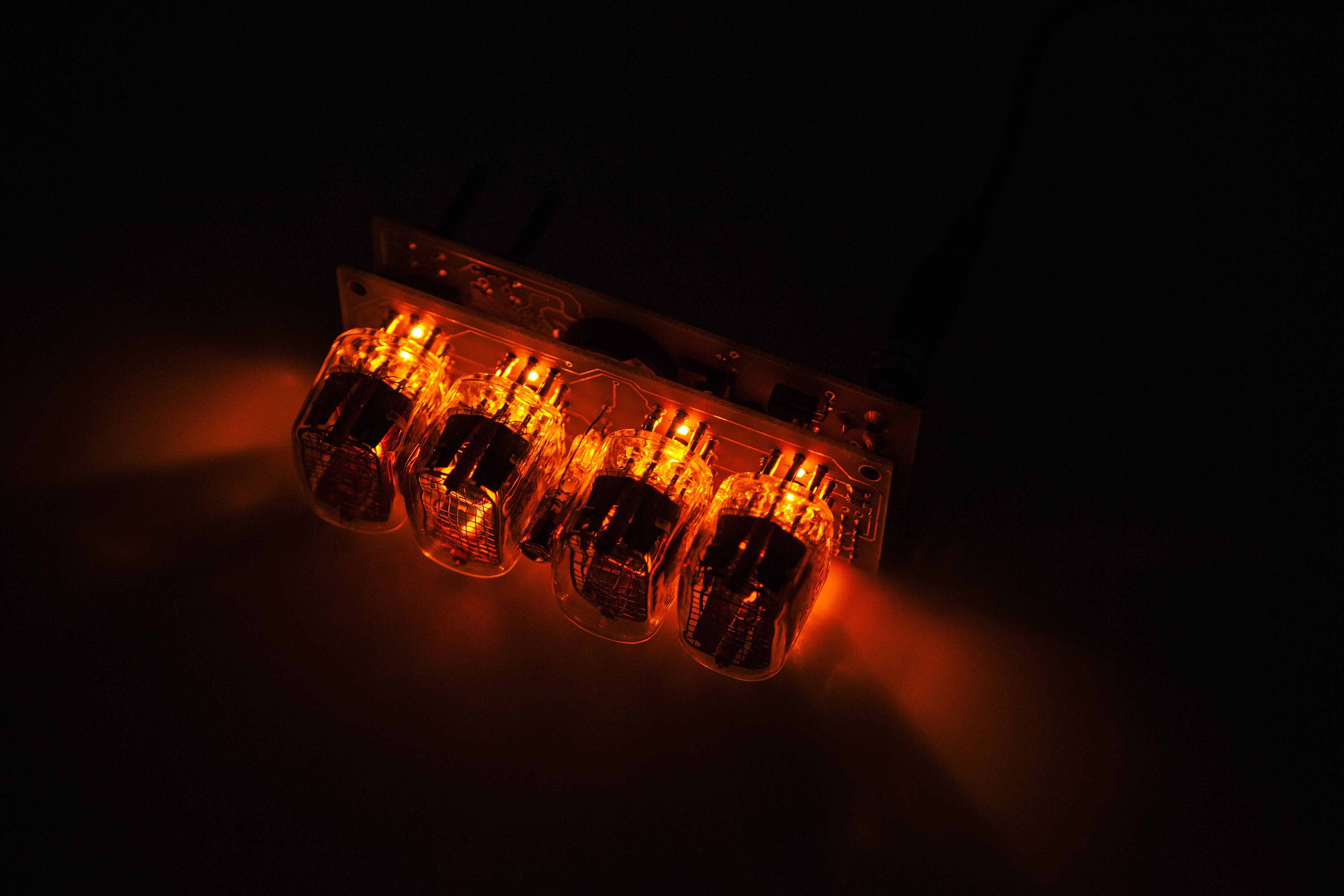 Nixie Tube Clock In12 Amber - Etsy