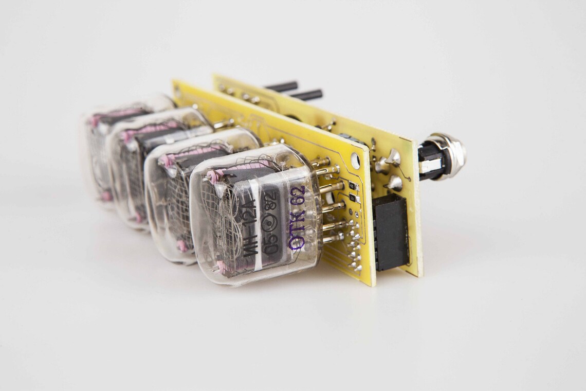 Nixie Tube Clock In12 Amber - Etsy