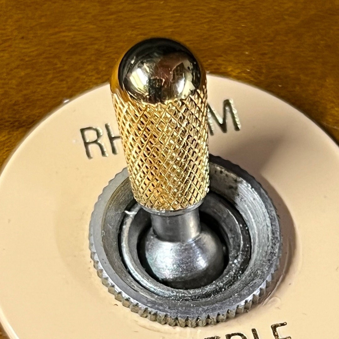 Gold Knurled 3 Way Toggle Switch Tip Gibson Style 8/32 USA Style ...
