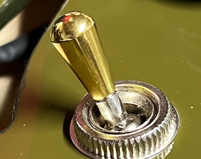 Gold Smooth 3 Way Toggle Switch Tip Epiphone and Ibanez Style 3.5mm ES ...