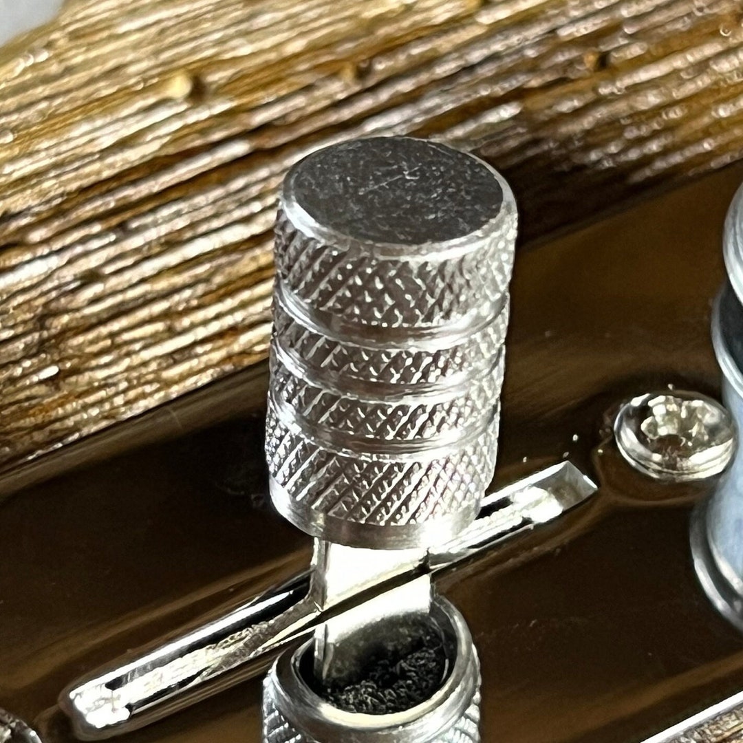 Kinnatone Promo Chrome Knurled Aluminium Guitar Switch Tip for Blade ...