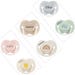 TOMMEE TIPPEE 2-pack Personalised Dummy Pacifier Soother, Symmetrical ...