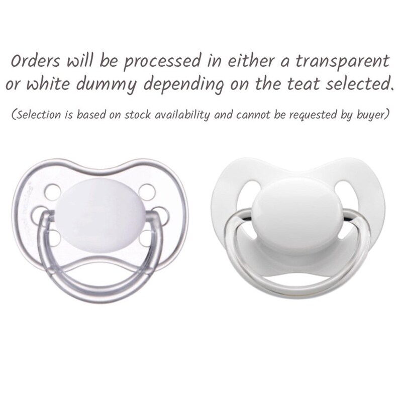 2-PACK Personalised Dummy Pacifier Soother, Various Teats, BO 6 - Etsy