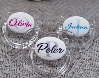 Monogram Pacifier - Etsy