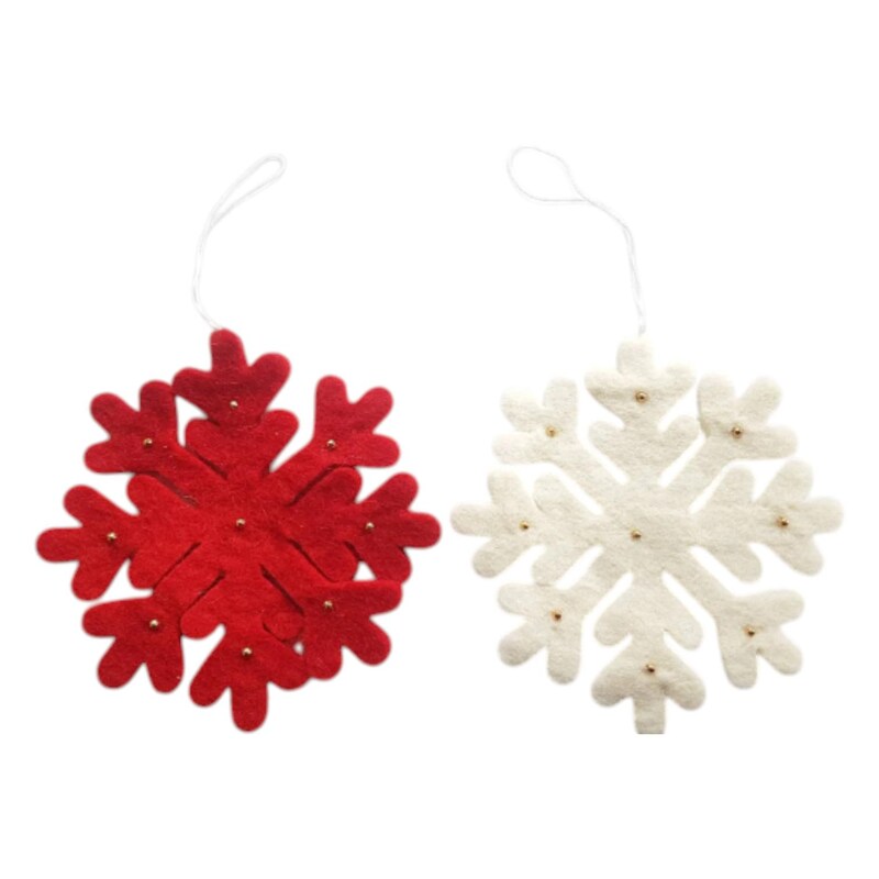Felt Snowflake - Etsy