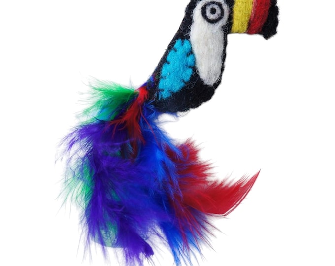 TOLLO Cat Toy, Cat Toy, Luxury Cat, Fur Toy, Handmade, Leather Toy ...