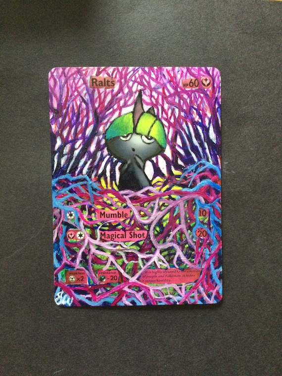 Pokemon Ralts Card