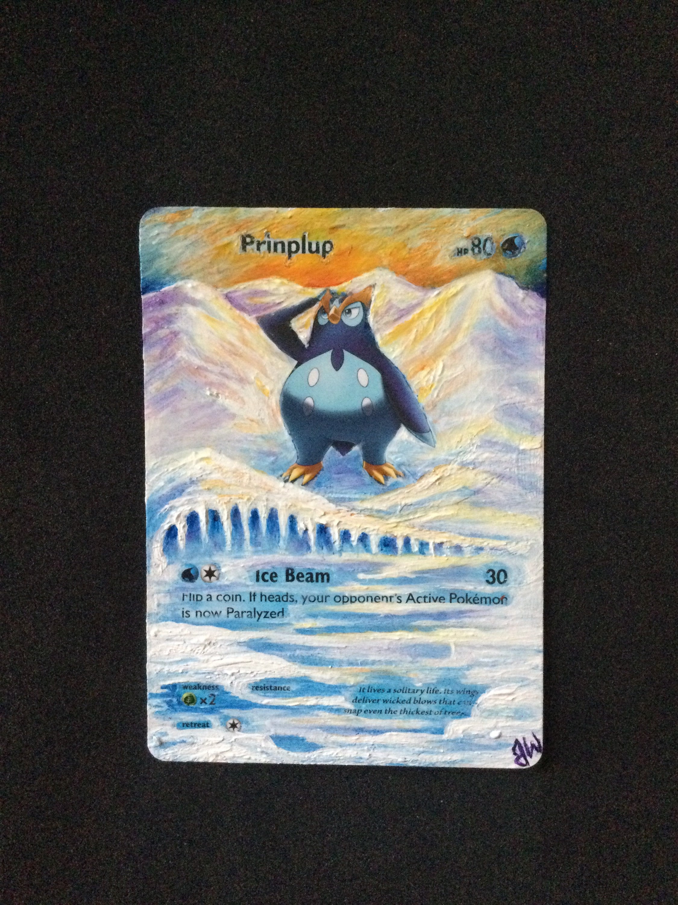 Pokemon Prinplup Card