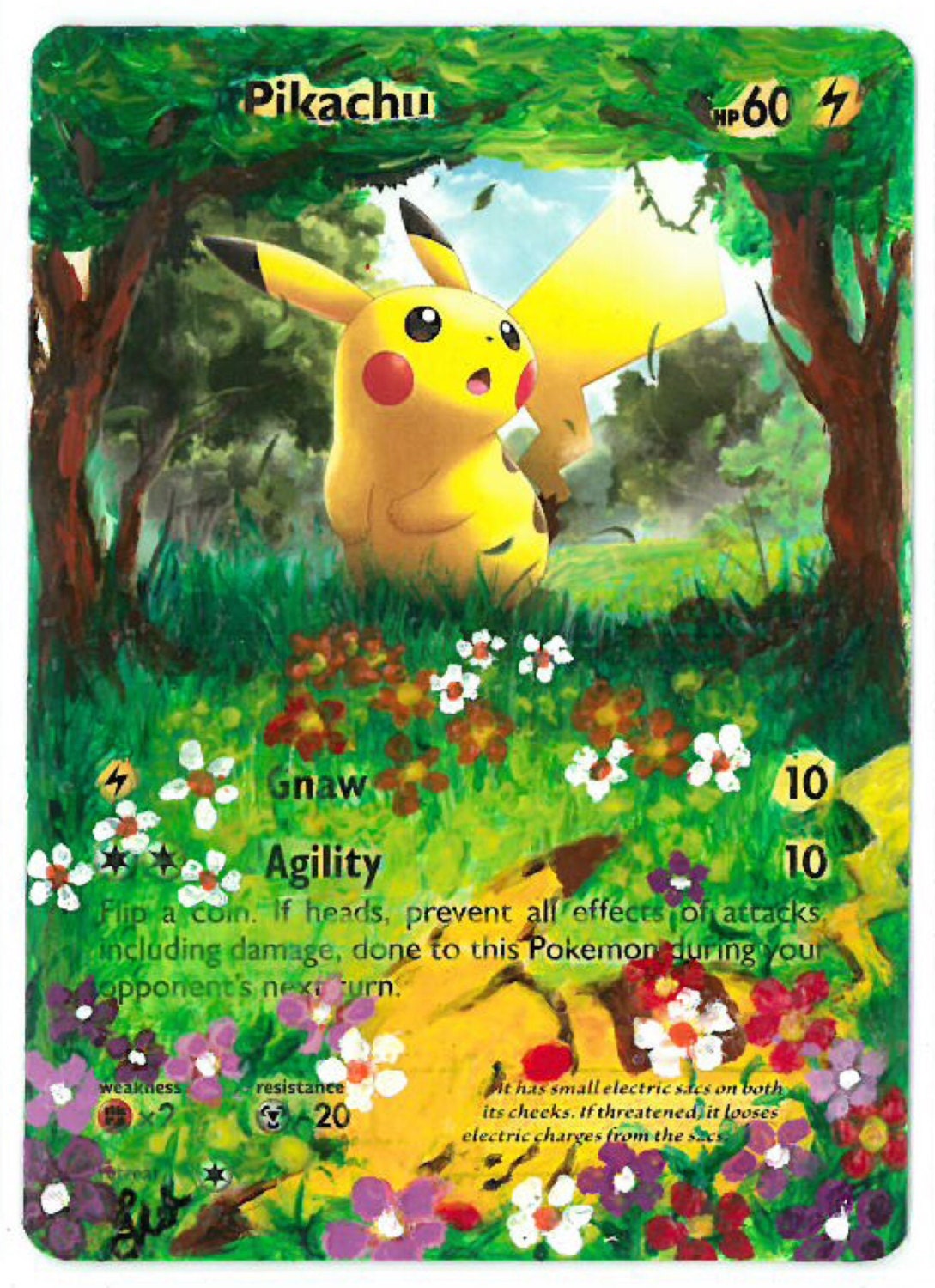 Pikachu Extended Art Pokemon Trading Card - Etsy