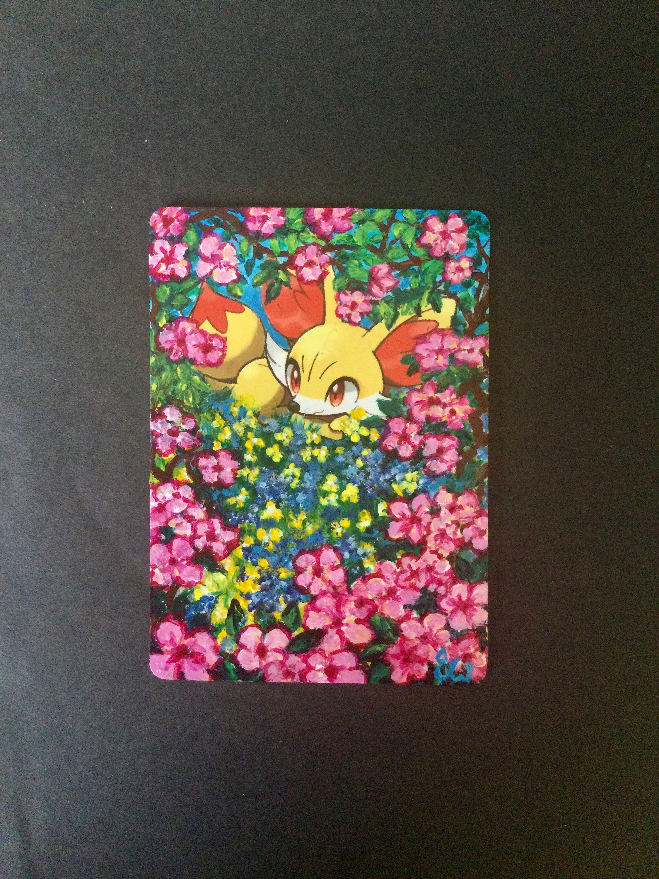 Pokemon Fennekin Card