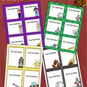 Outer Space Theme Classroom Labels Decorations Editable INSTANT ...