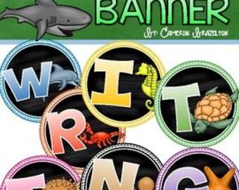 Reading Banner Classroom Decoration Bulletin Board Ocean Underwater ...