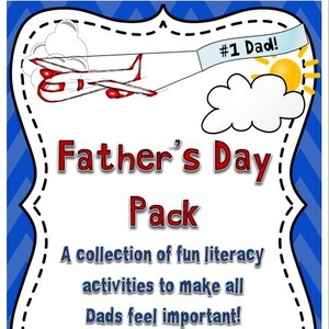 Father's Day Pack (literacy, Writing, Activities, Gift Ideas) - Etsy