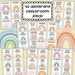 Classroom Jobs Helpers Chart Labels Signs Boho Muted Rainbow Theme ...