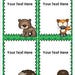 Woodland Animals Forest Camping Theme Classroom Labels Decorations ...