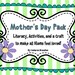 Mother's Day Literacy, Activities, Craft - Etsy