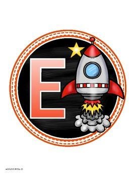Reading Banner Classroom Decoration Bulletin Board Outer Space Theme ...