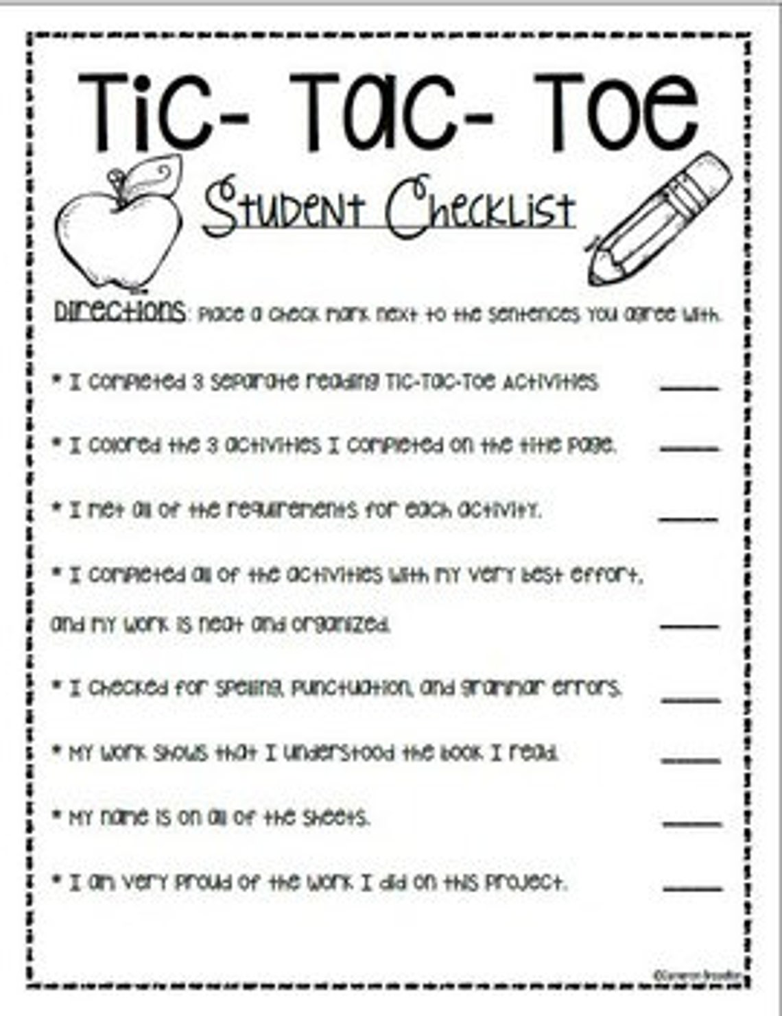 Reading Response Non Fiction Tic Tac Toe Menu Choice Board - Etsy