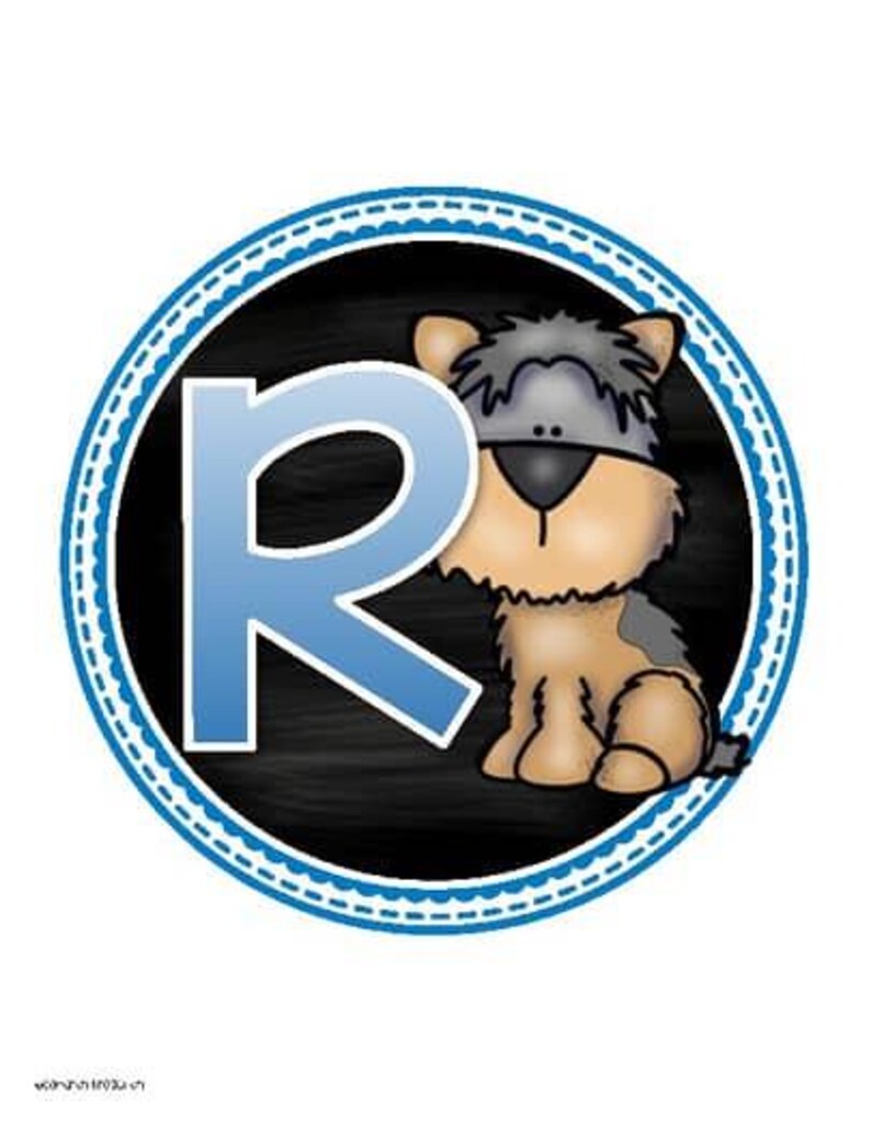 Reading Banner Classroom Decoration Bulletin Board Dog Theme INSTANT ...