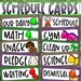 Daily Visual Schedule Cards for Classroom Agenda Dinosaur Dino Theme ...