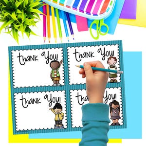 Thank You Tags, Cards, Notes & Labels for Parent or Volunteer ...