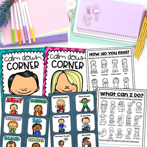 Calm Down Corner Visual Cards | Coping Strategies & Self-reflection ...