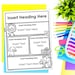 Weekly Classroom Newsletter Template Jungle Safari Theme EDITABLE ...