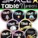 Table Numbers Signs Outer Space Theme INSTANT DOWNLOAD - Etsy