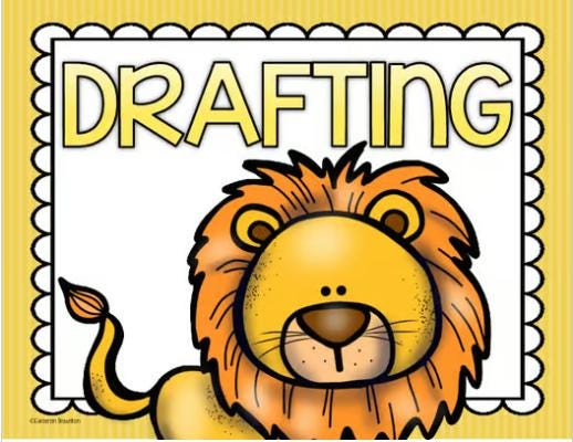 Writing Process Posters or Clip Chart Jungle Safari Theme INSTANT ...
