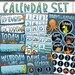 Calendar Set Classroom Decor Back to School Ocean Under the Sea ...