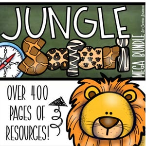 Jungle Safari Classroom Decorations and Management Mega Bundle INSTANT ...