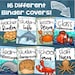 Binder Covers and Spines Teacher Planner Editable Ocean Under the Sea ...