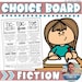 Reading Response Fiction Tic Tac Toe Menu Choice Board - Etsy