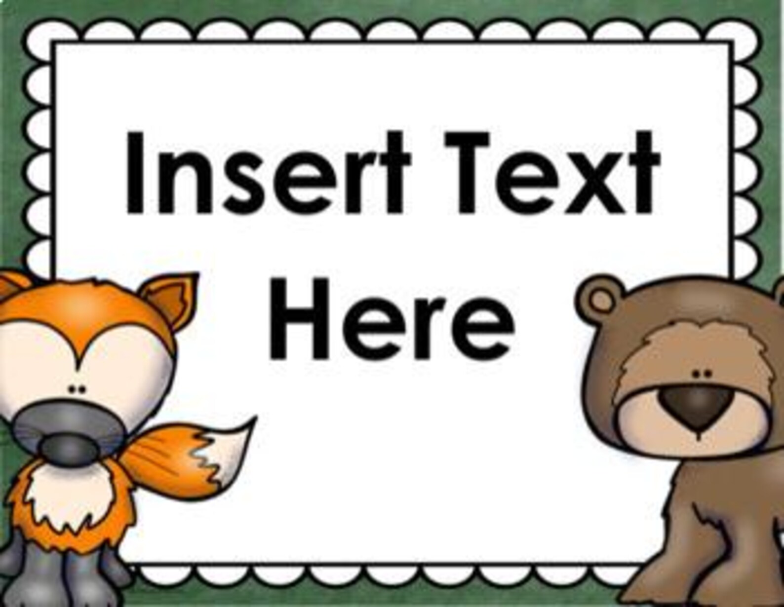 Welcome to Our Classroom Door Sign Display Woodland Animals Theme ...