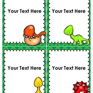 Dinosaur Theme Classroom Labels Decorations Editable INSTANT DOWNLOAD ...