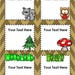 Woodland Animals Forest Camping Theme Classroom Labels Decorations ...