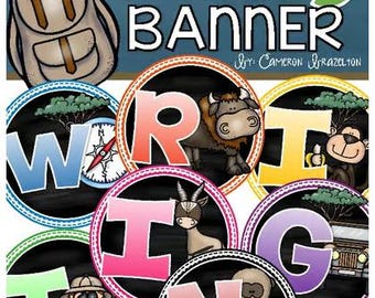 Reading Banner Classroom Decoration Bulletin Board Jungle Safari Theme ...