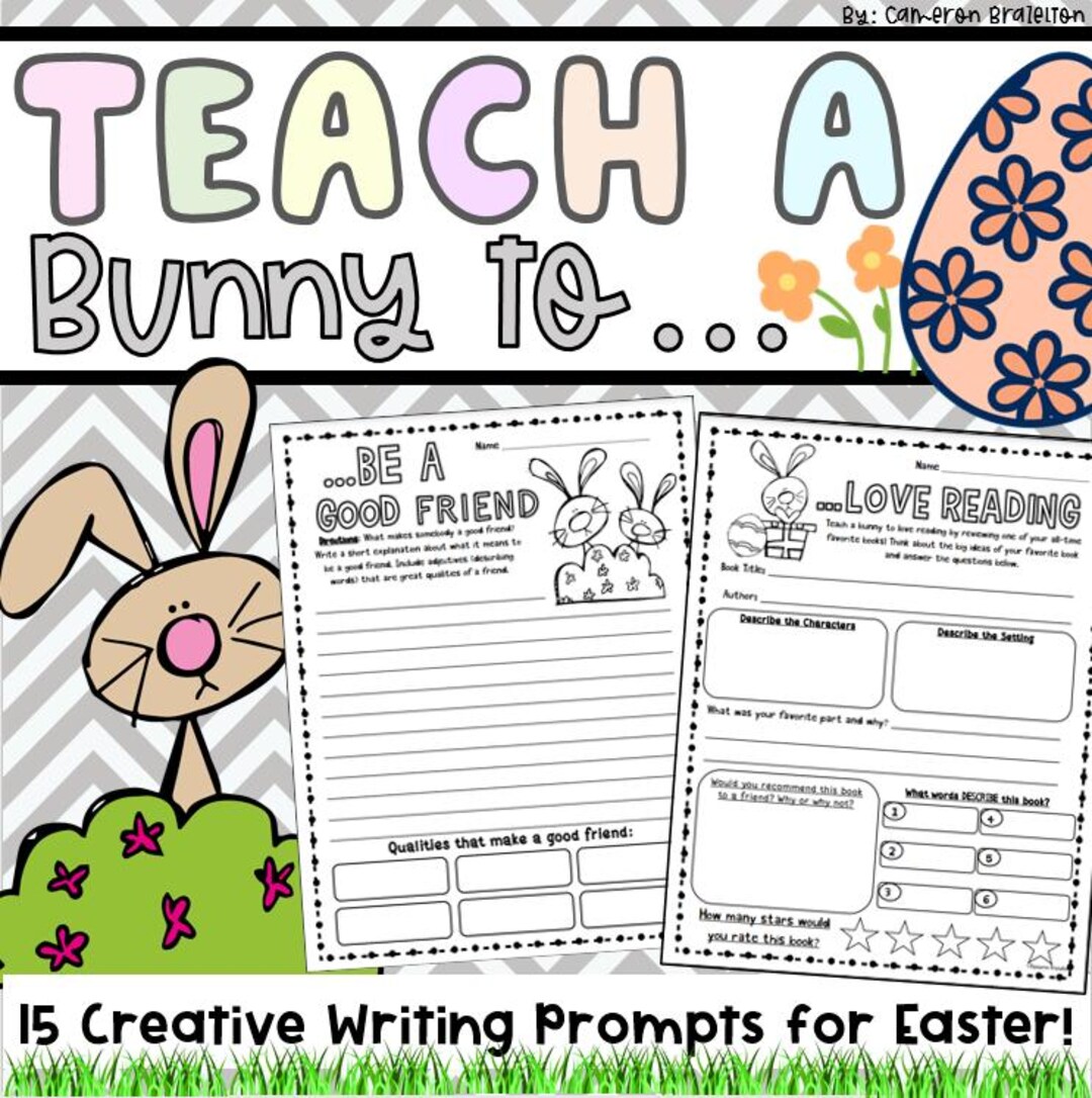 Easter Bunny Writing Activity | Spring Creative Writing Prompts - Etsy