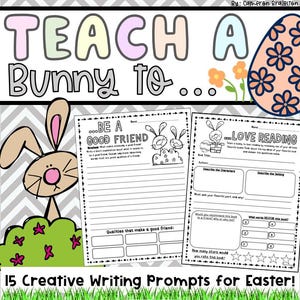 Easter Bunny Writing Activity | Spring Creative Writing Prompts - Etsy