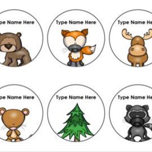 Welcome to Our Classroom Door Sign Display Woodland Animals Theme ...