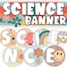 Groovy Retro Theme Science Banner: Classroom Bulletin Board Decor ...